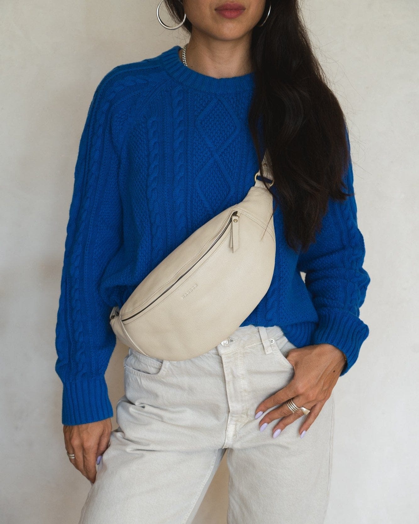 MANDRN | The Atlas- Bone Leather Fanny Pack