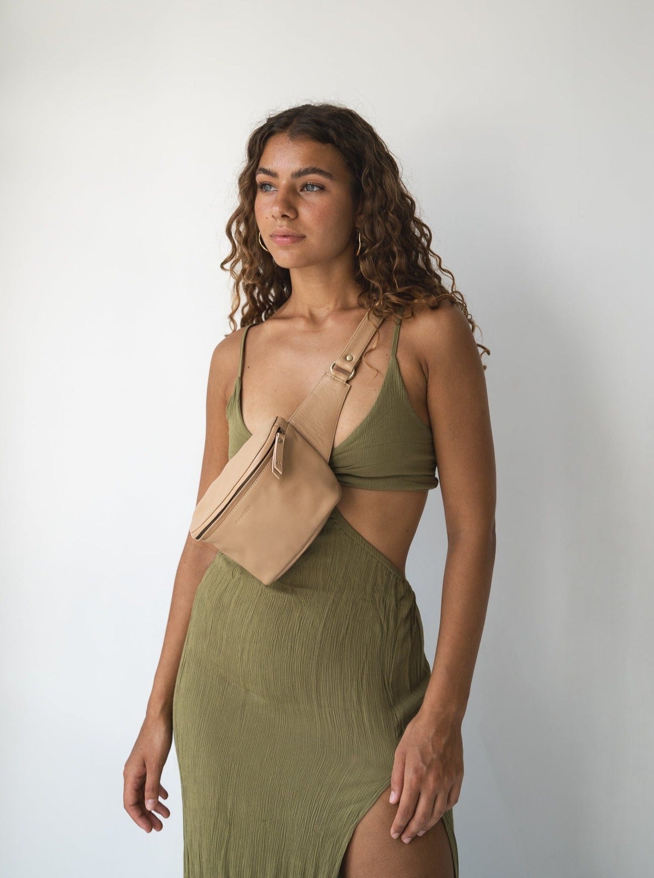 MANDRN | The Remy- Sand Leather Fanny Pack