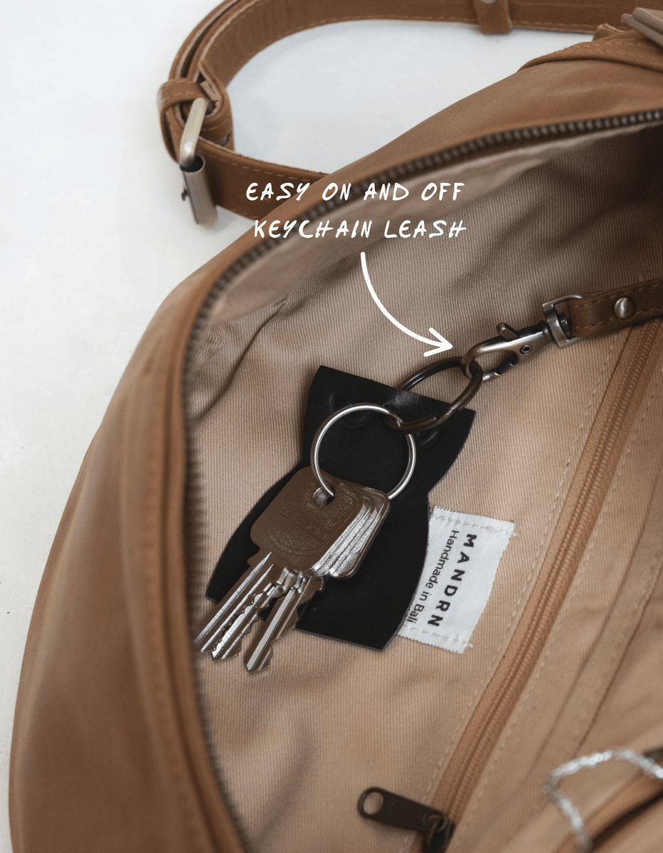 MANDRN | The Atlas- Tan Leather Fanny Pack