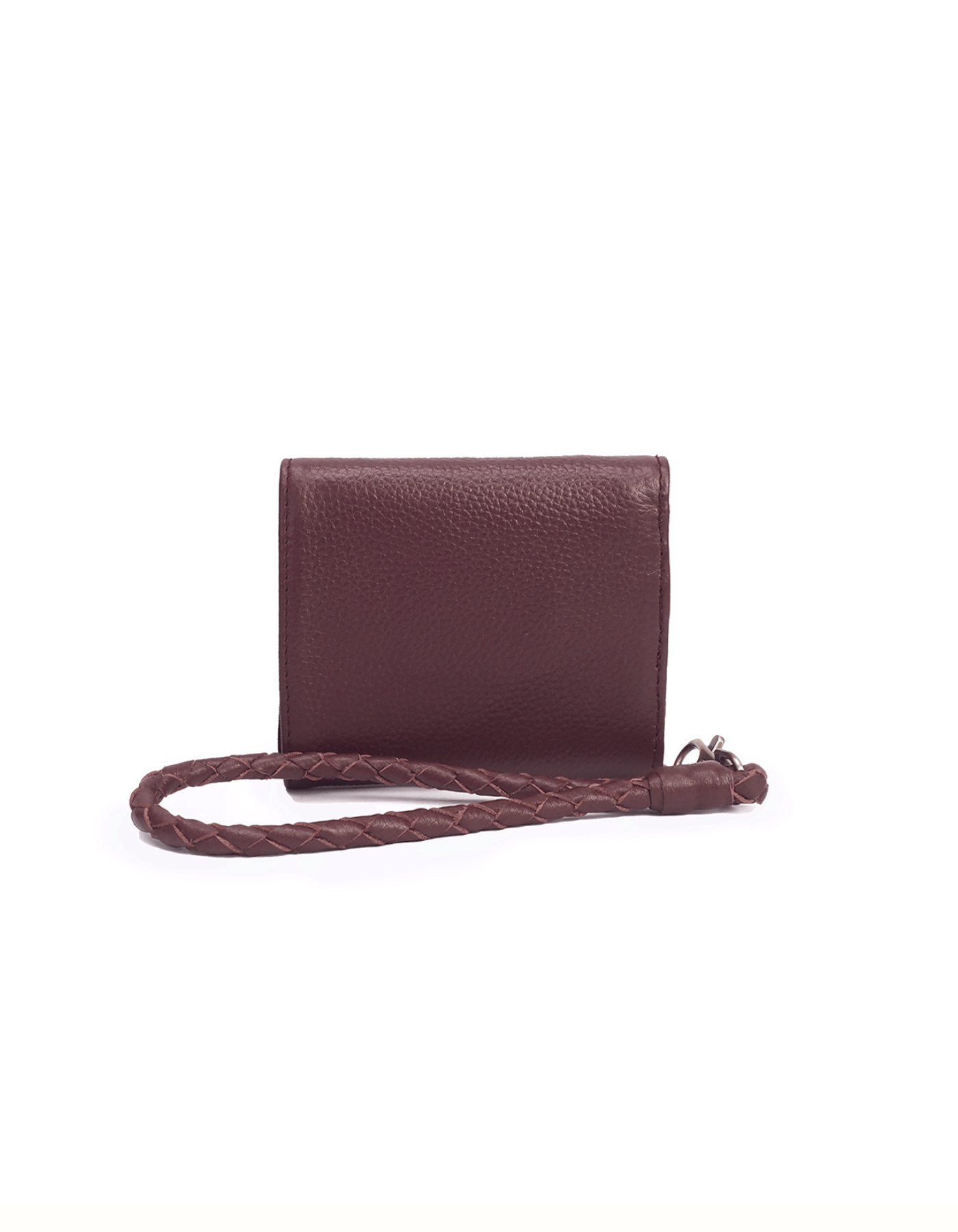 MANDRN | The Noa - Burgundy Leather Compact Wallet